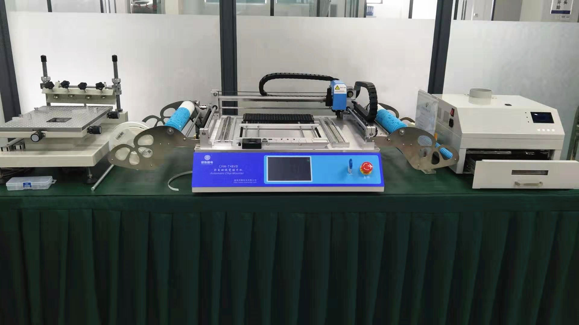 SMT Production Line: CHM-T48VB Vision SMT Pick and Place Machine ...