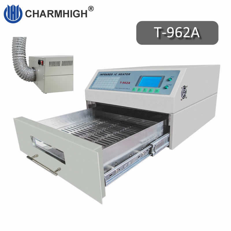 SMT Reflow Oven T962A Benchtop Infrared IC Heater 300*320mm 1500w SMT ...