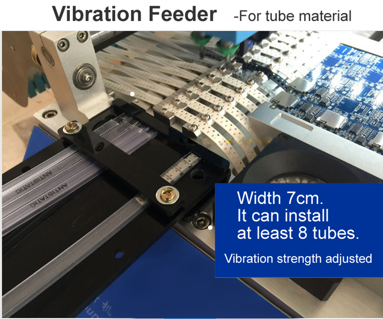 All-in-one CHMT48VB SMT Pick and Place Machine + Vibration feeder , 2 ...