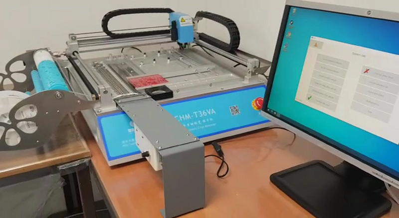 CHMT36VA with Vibration Feeder Desktop SMT Pick and Place Machine + 2 ...
