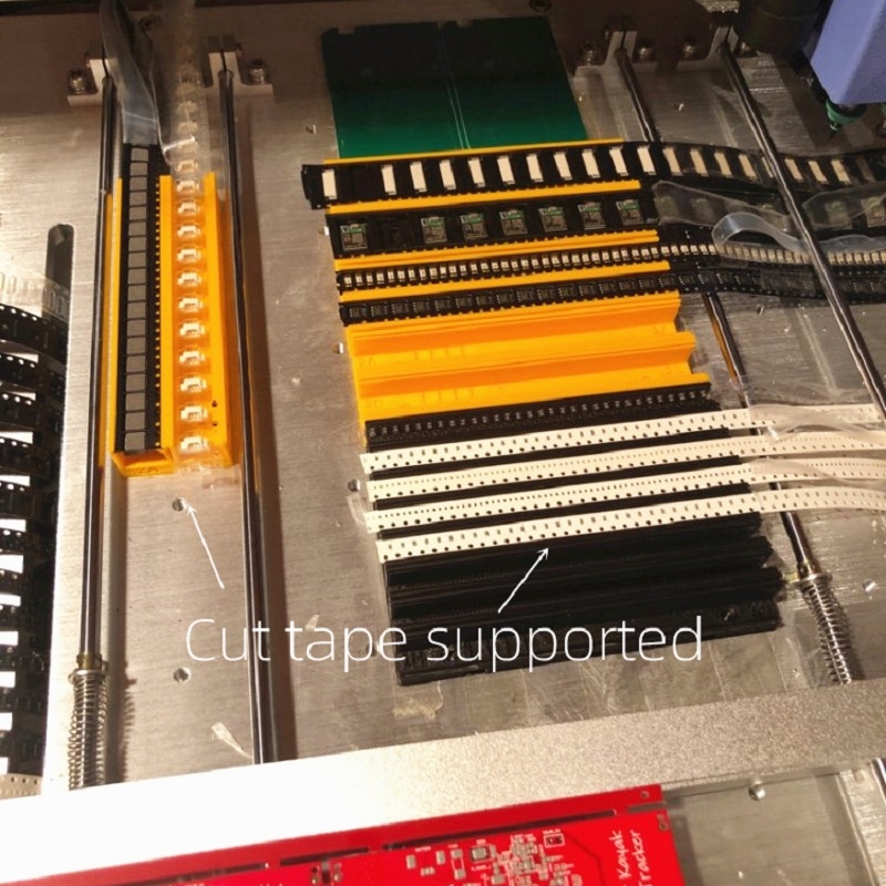 CHMT36VA + Vibration Feeder SMT Pick and Place Machine, Dual cameras ...