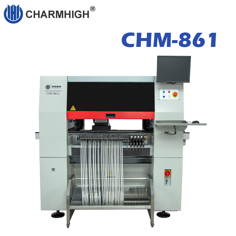 39000cph 8 Heads 100 Feeders CHM-861 SMD SMT Pick and Place Machine ...