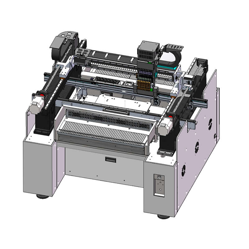 8 Heads 80 Feeders Charmhigh TM08 SMD SMT Pick and Place Machine, Full ...