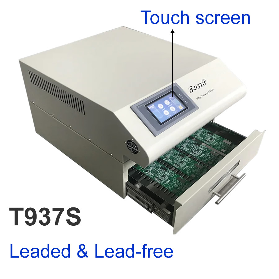 Lead-free SMT Reflow Oven t937s Benchtop Infrared IC Heater 2960w SMT ...