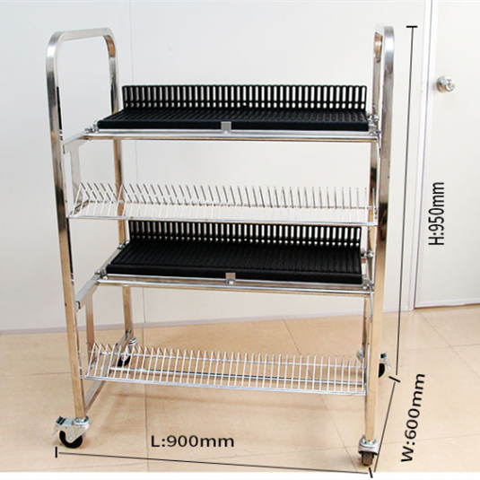 Standard NXT Feeder Storage Cart for FUJI Feeders, with Basket ...