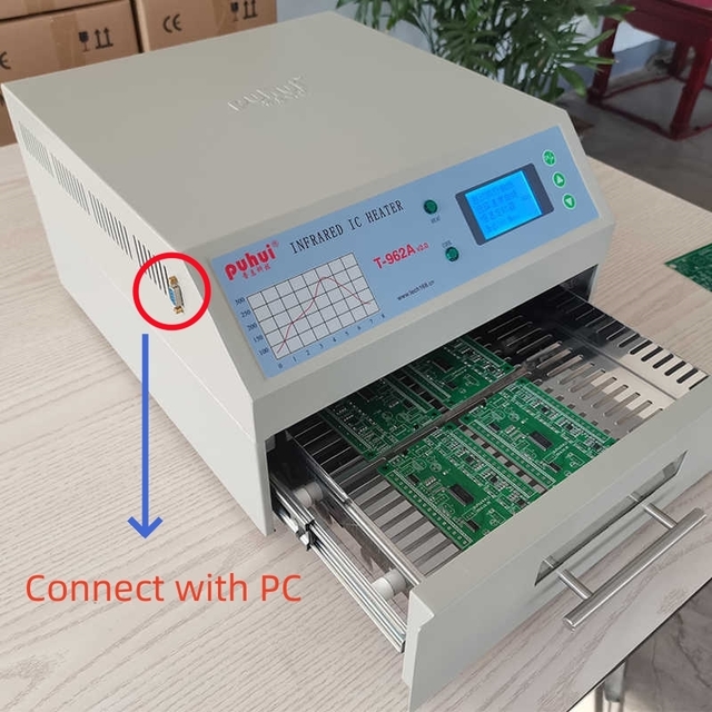 2025 New Version T962A SMT Reflow Oven, Can Connect with PC, Benchtop ...